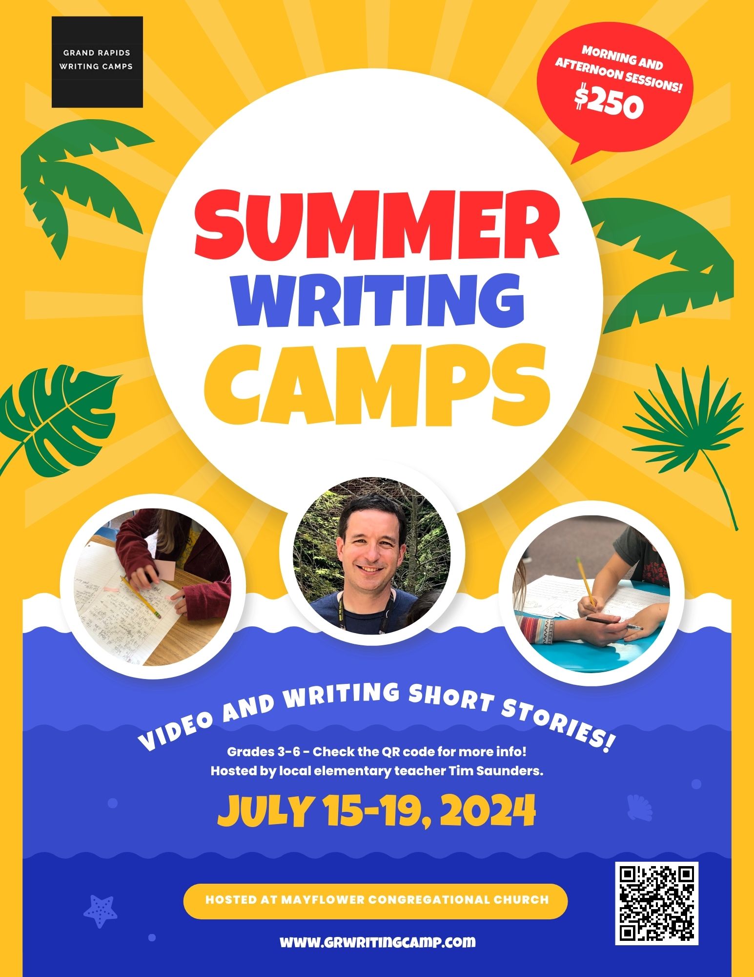 JULY 2024 CAMPS ANNOUNCED! | Grand Rapids Writing Camps